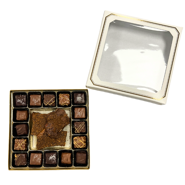 The Bay-Assorted Chocolates and English Toffee – Burke Candy