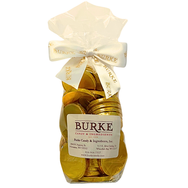 Chocolate Gold Coins - 1/2 lb Bag – Burke Candy