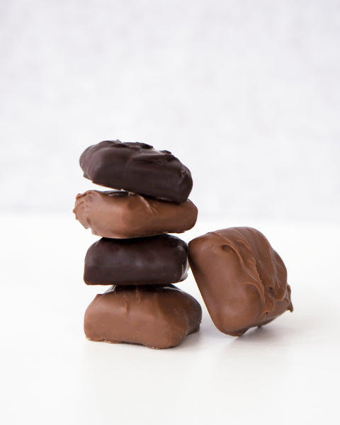 Butter Toffee Bites, Chocolate Covered-324 Pieces per Box – Burke Candy