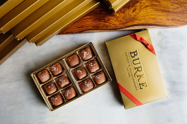 Sea Salt Caramels – Burke Candy